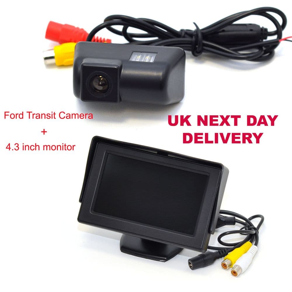 FORD TRANSIT REAR VIEW REVERSING CAMERA WITH 4 3" Digital TFT LCD ...